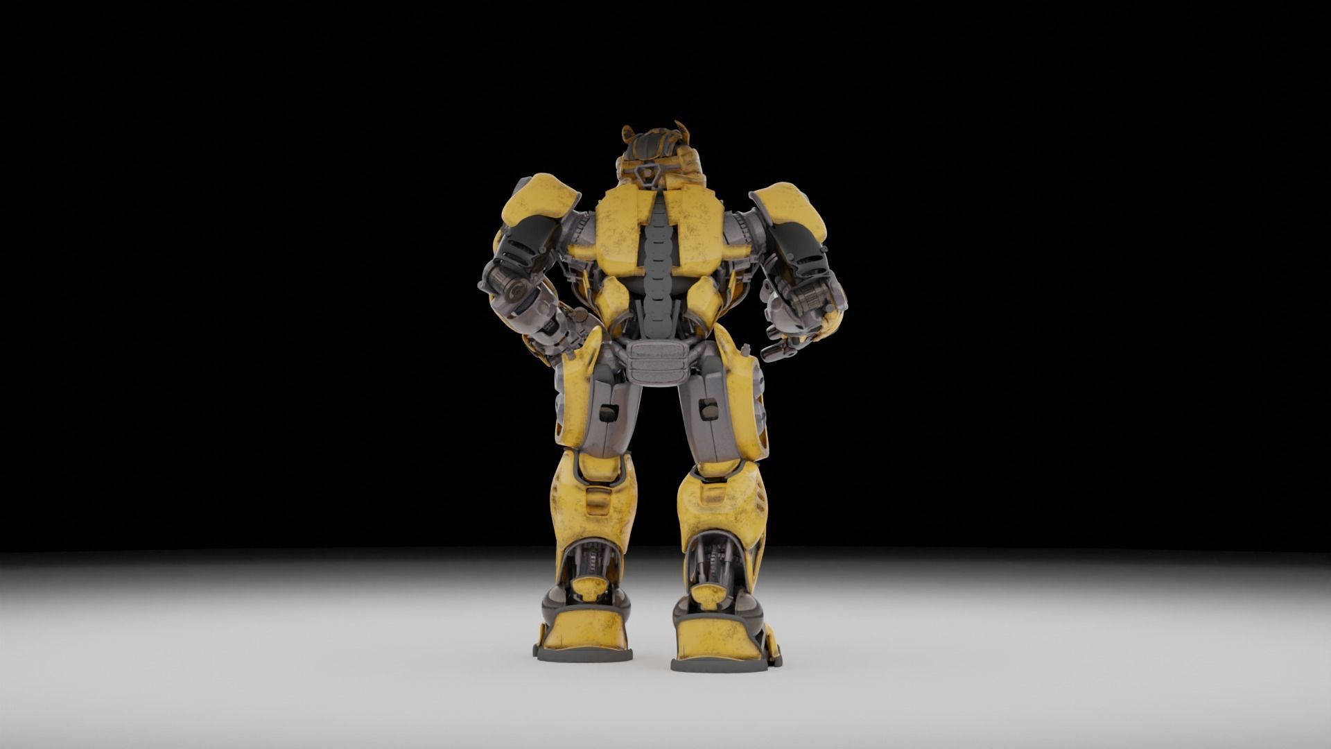 Bumblebee G1 from 2018 movie free 3D model rigged | CGTrader