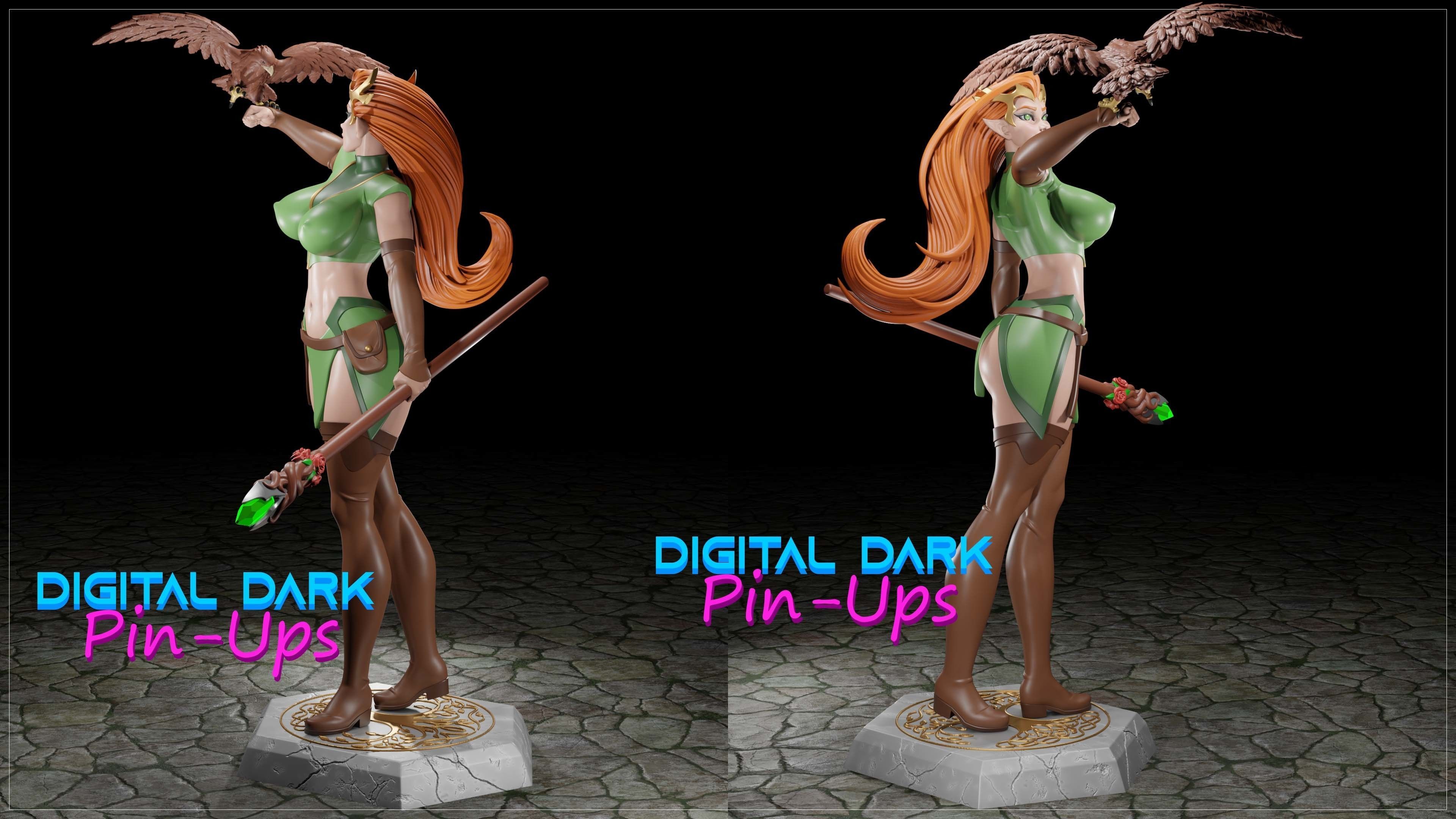 Keyleth Vox Maxima with NSFW version and Miniatures 3D model 3D printable | CGTrader