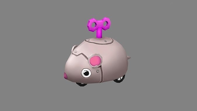 3D model Cartoon windup toy mouse VR / AR / low-poly | CGTrader