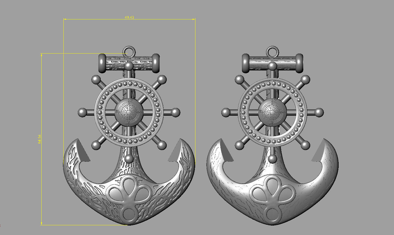 ANCHOR 3D model 3D printable | CGTrader