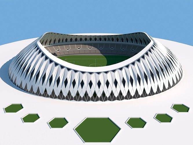 MOON STADIUM 3D model | CGTrader
