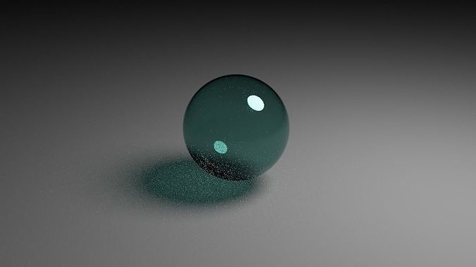glass 3d ball 3D model | CGTrader