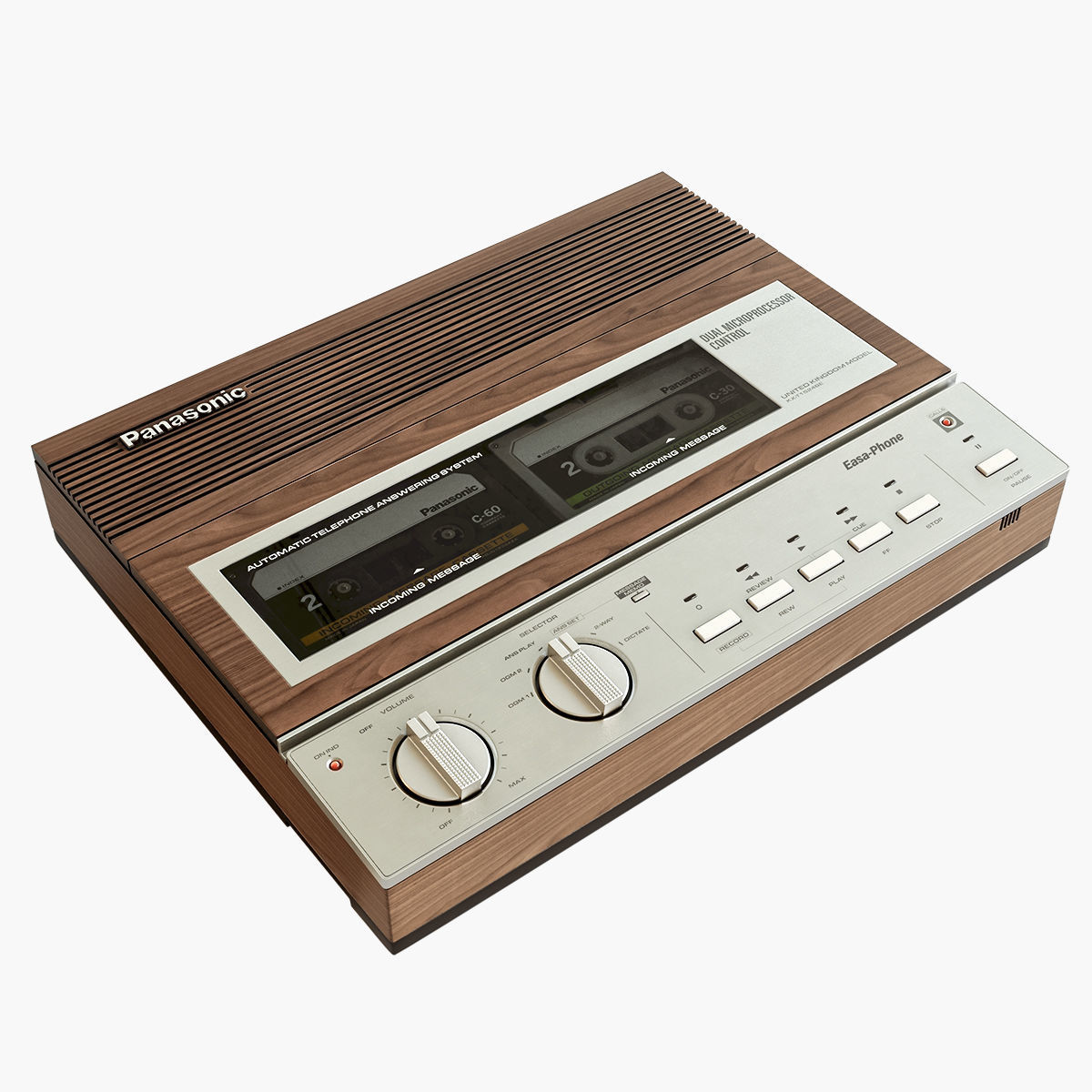 Vintage Panasonic Answering Machine 3D model | CGTrader