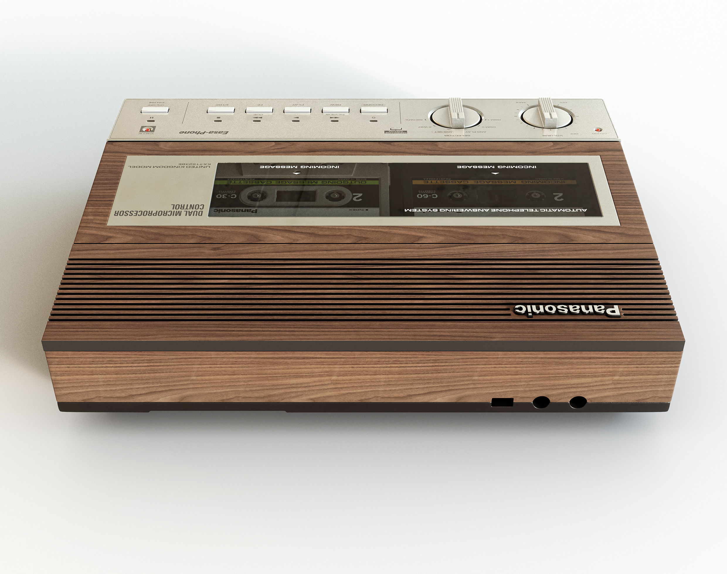 Vintage Panasonic Answering Machine 3D model | CGTrader