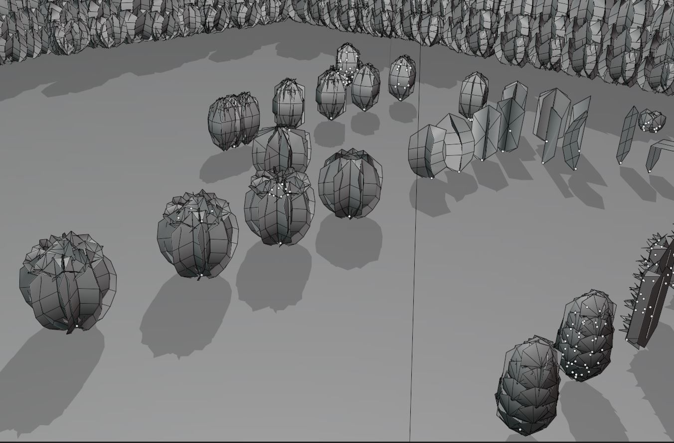 3D model Cherry Laurel Hedge Package VR / AR / low-poly | CGTrader