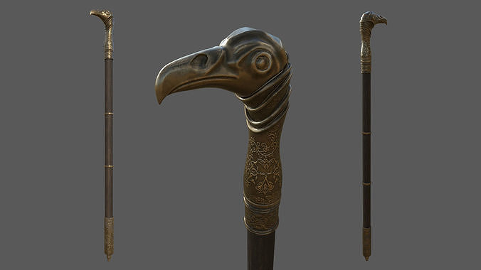 3D model Assassins Creed Cane Sword VR / AR / low-poly | CGTrader