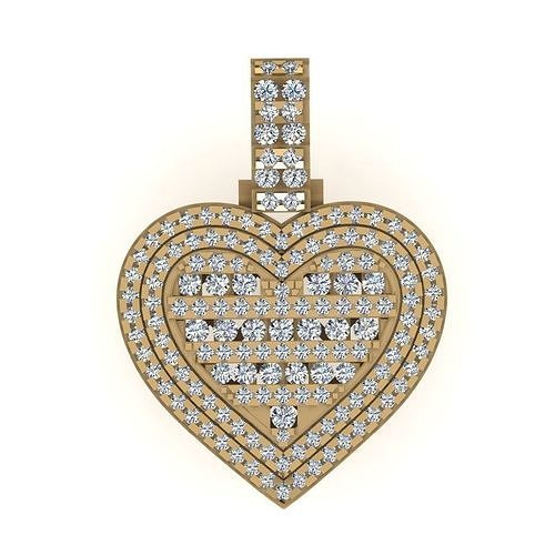 heart pendant 3D model 3D printable | CGTrader
