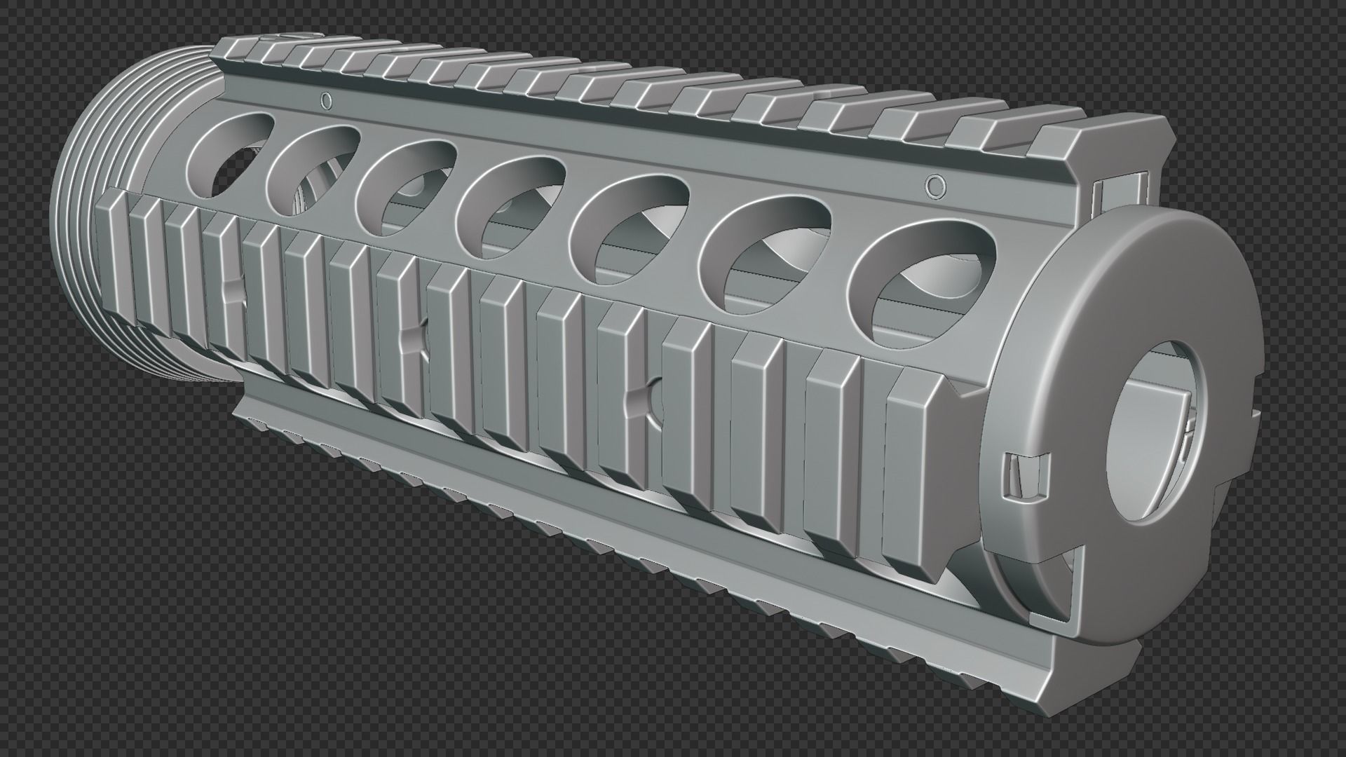 3D model AR-15 RAS Forend Handguard VR / AR / low-poly | CGTrader