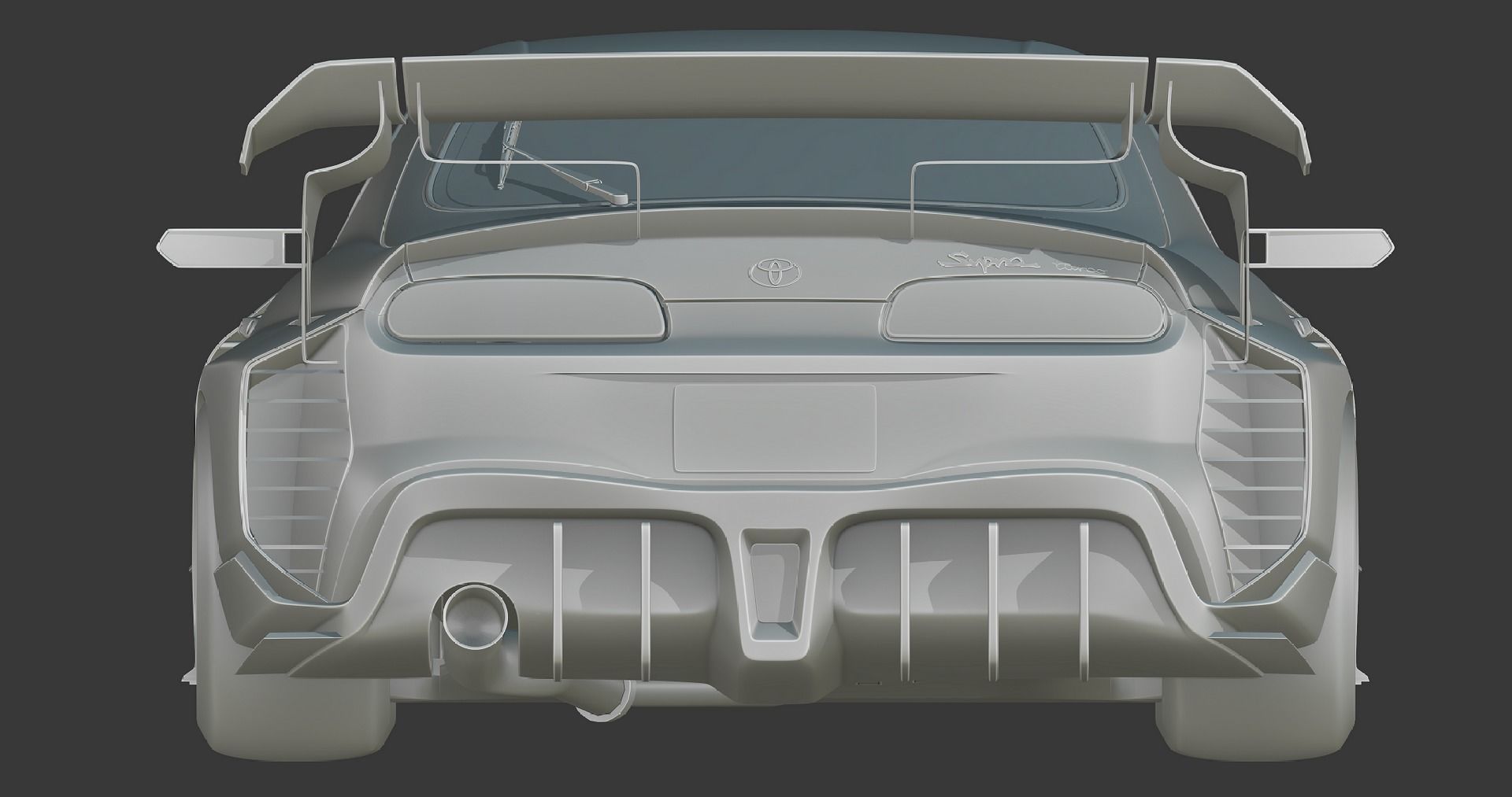 3D model TOYOTA SUPRA HYCADE STAGE 2 VR / AR / low-poly | CGTrader