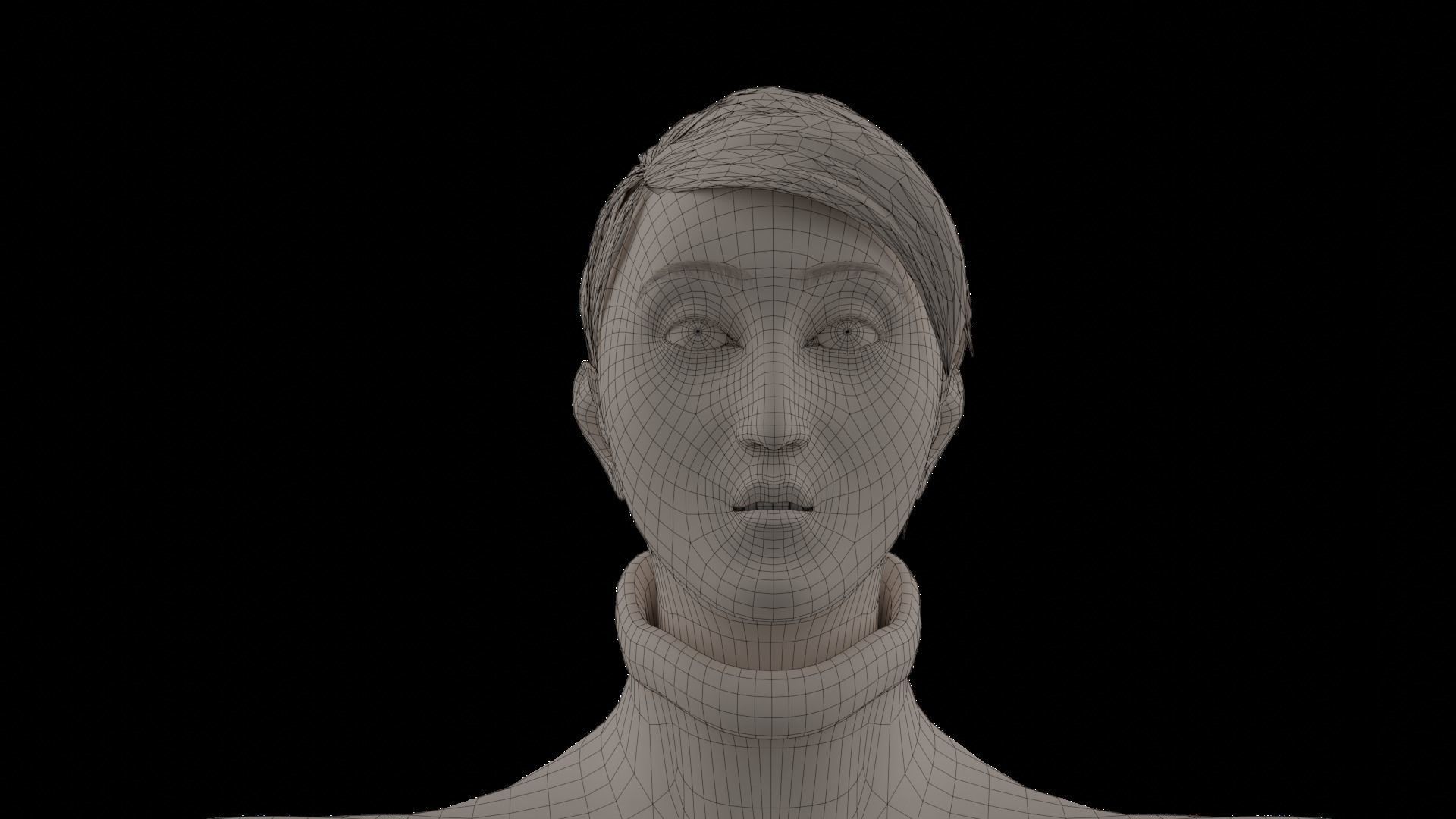 3D model Noodle Nose- Boy Cartoon Character VR / AR / low-poly | CGTrader