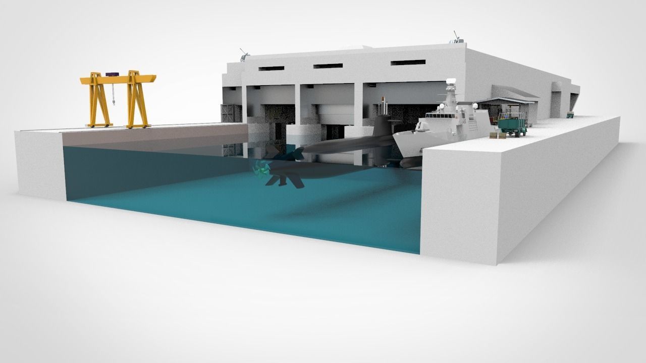 Navy Millitary Base 3D model | CGTrader