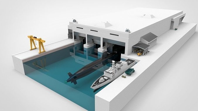 Navy Millitary Base 3D model | CGTrader
