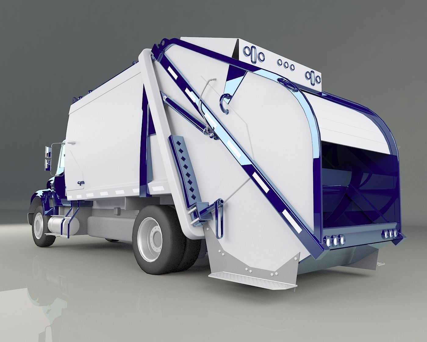3D model Garbage Truck 3D model VR / AR / low-poly | CGTrader