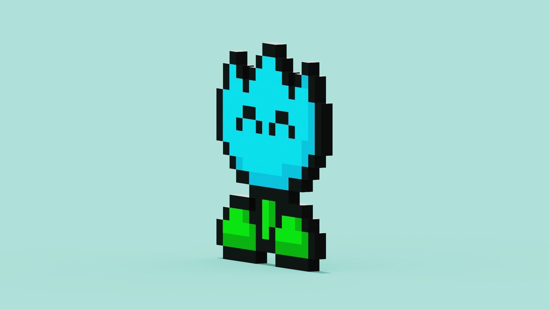 3D model Mario Ice flower VR / AR / low-poly | CGTrader