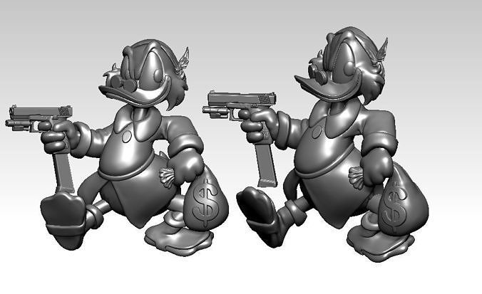 McDuck 3D Model 3D model 3D printable | CGTrader