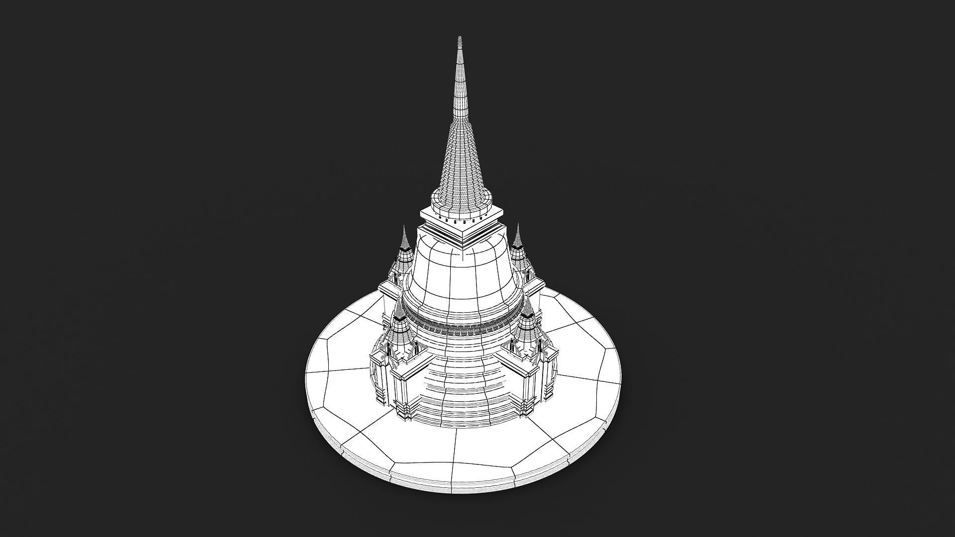 Pagoda Temple 3D model | CGTrader