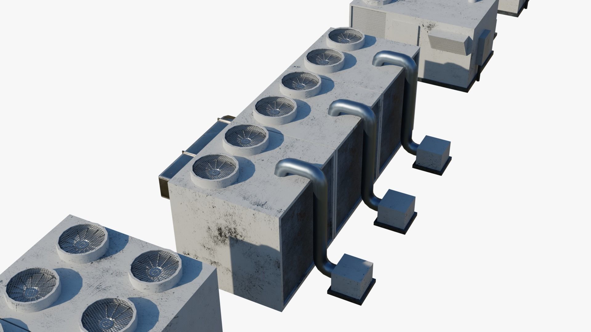 3D model Rooftop AC Pack VR / AR / low-poly | CGTrader