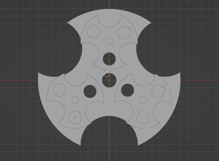 the muzzle of a triple minigun V1 free 3D model 3D printable | CGTrader