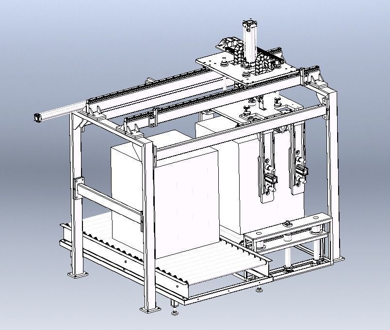 Gantry Transfer System 3D model | CGTrader