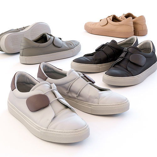 3D model Elastic Strap Sneaker VR / AR / low-poly | CGTrader