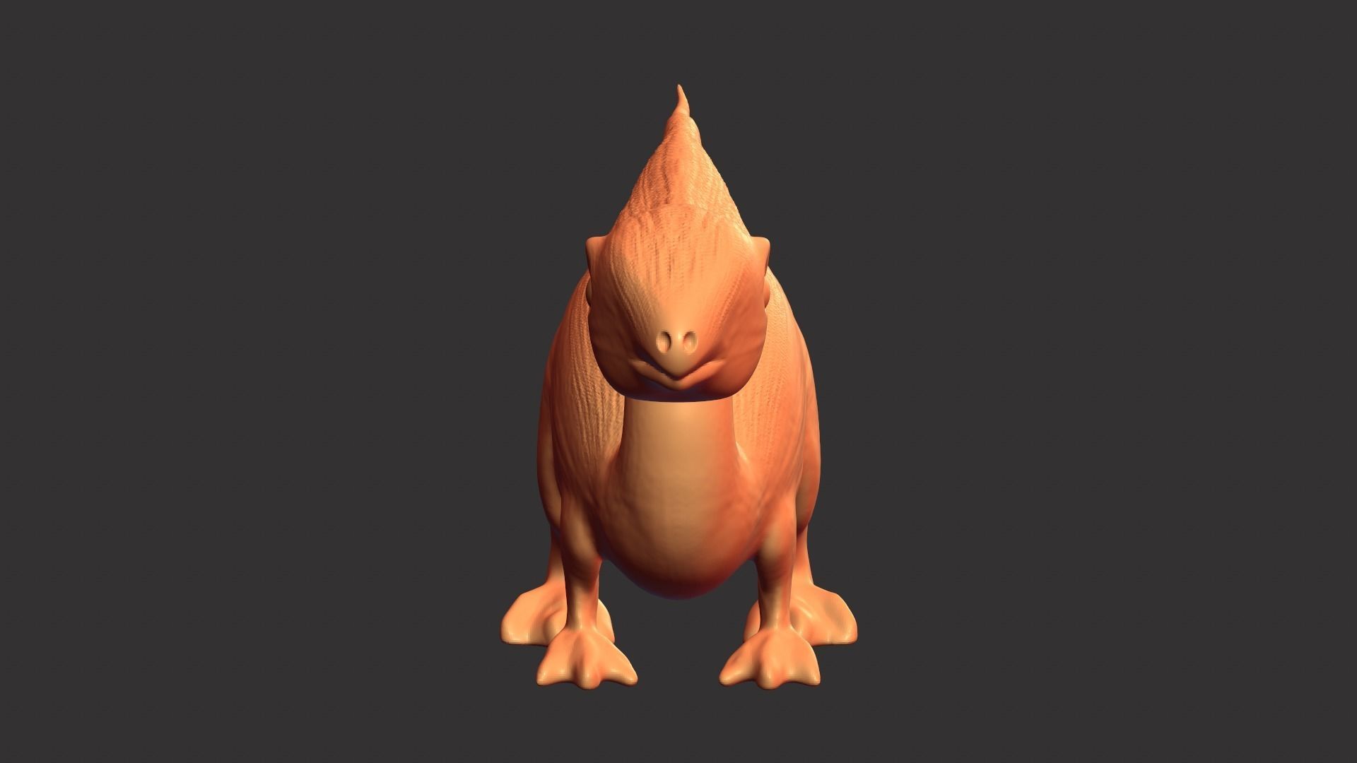 Iguanodon chibi free 3D model 3D printable | CGTrader