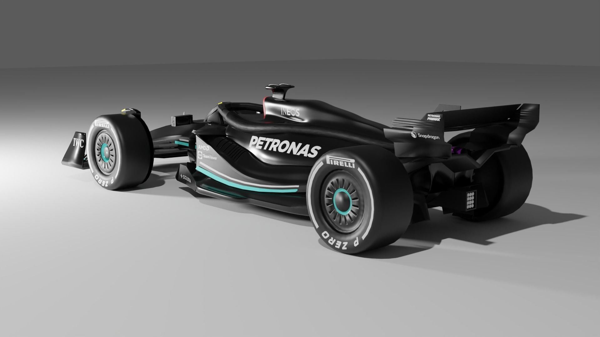 Mercedes AMG Petronas F1 Concept Design 3D model | CGTrader