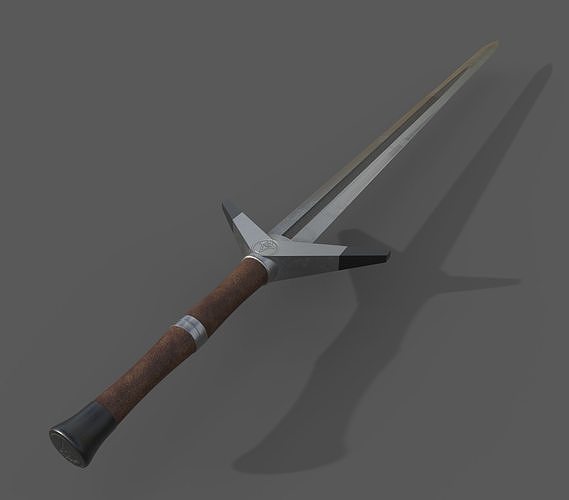 Two-handed sword 3D model | CGTrader
