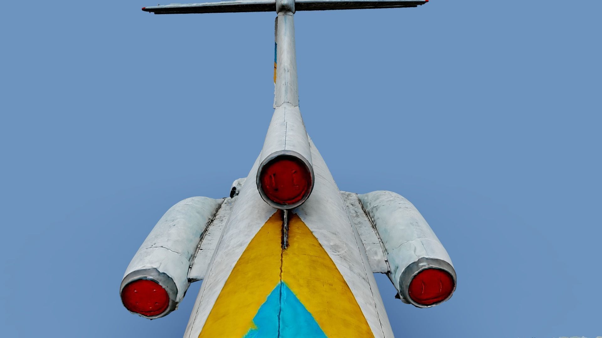3D model Yakovlev yak 40 airplane Ukraine Antonov photogrammetry 3D ...