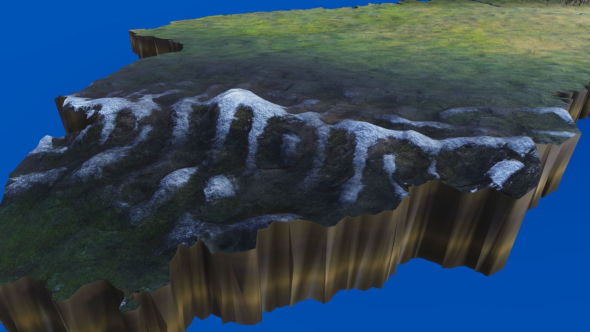 3d map of Ukraine obj gltf usdz 3D model | CGTrader