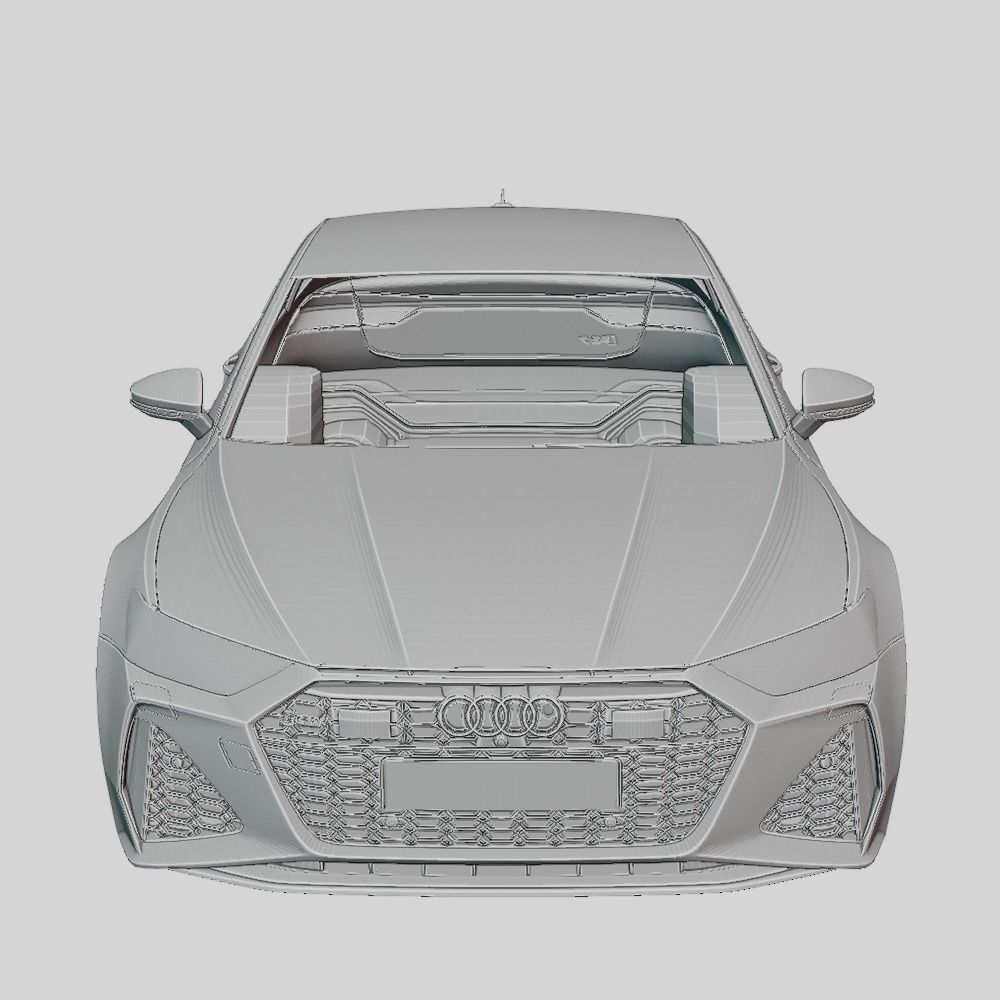 Audi RS7 Sportback 2020 Printable Body 3D model 3D printable | CGTrader