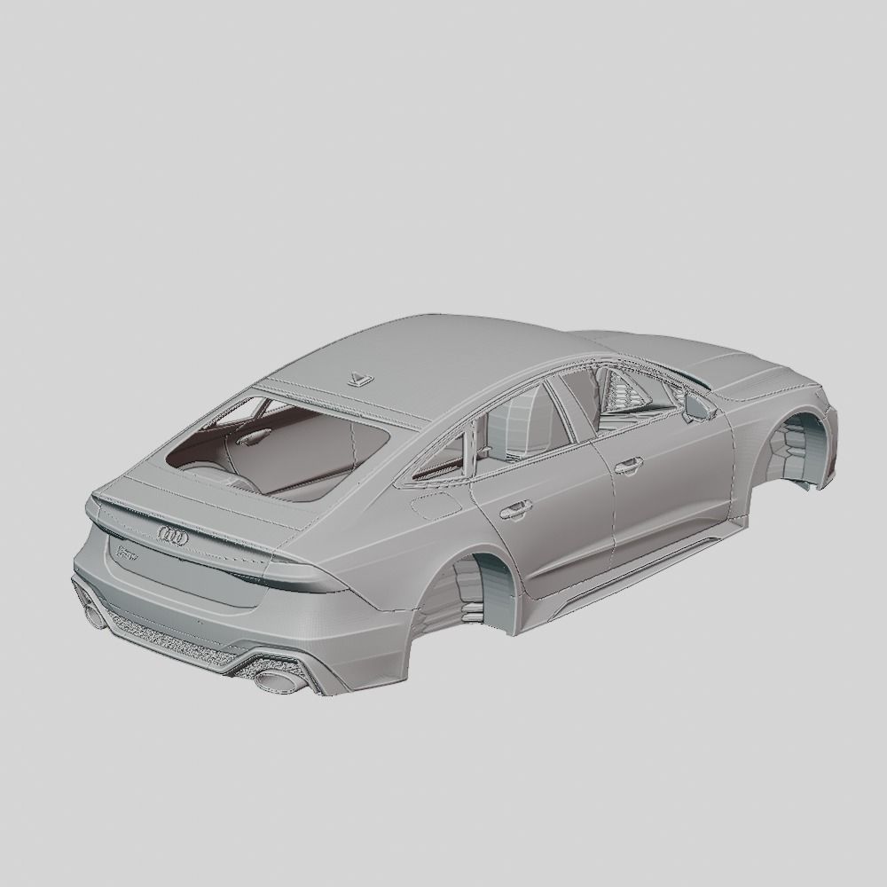 Audi RS7 Sportback 2020 Printable Body 3D model 3D printable | CGTrader