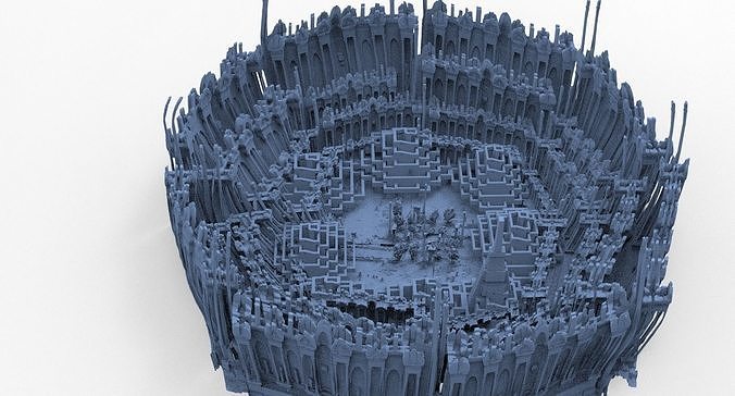 Dantes Hell Ring 1 3D model | CGTrader