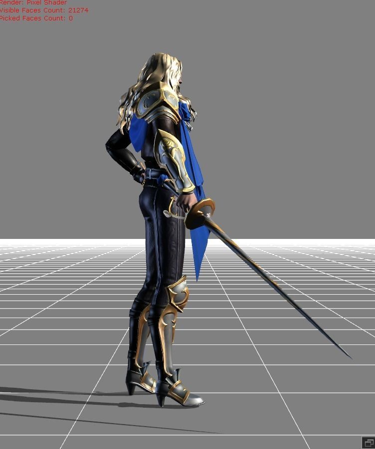 3D model Lancelot Blade of Roses VR / AR / low-poly | CGTrader