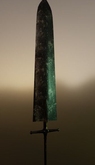 Black Clover Espada Asta Demon-Slayer Sword mesh 3D free VR / AR / low-poly 3D model rigged ...