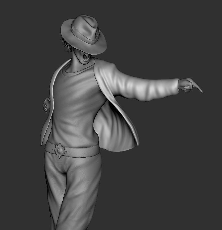 Michael Jackson 3D model 3D printable | CGTrader