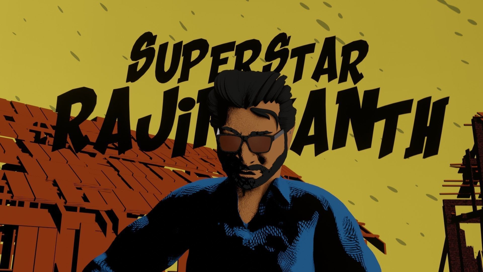 Superstar Rajinikanth 3D model rigged | CGTrader