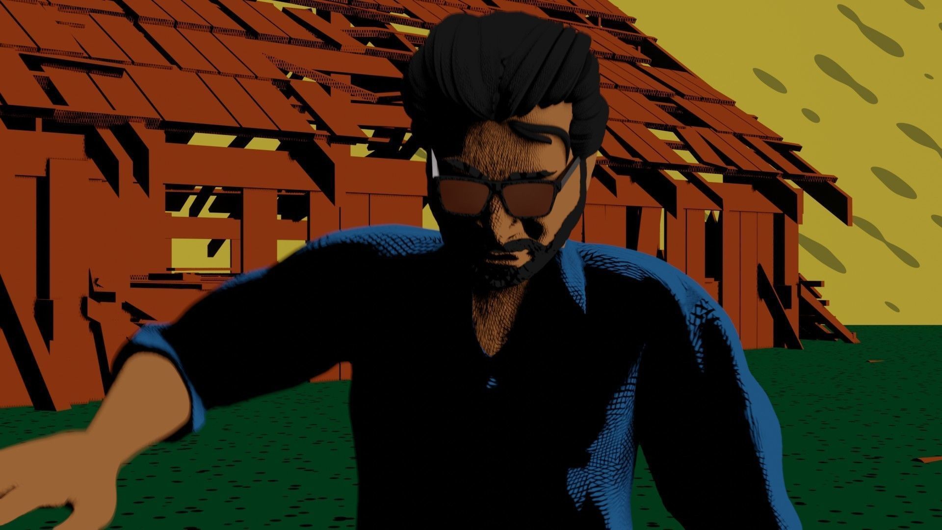 Superstar Rajinikanth 3D model rigged | CGTrader