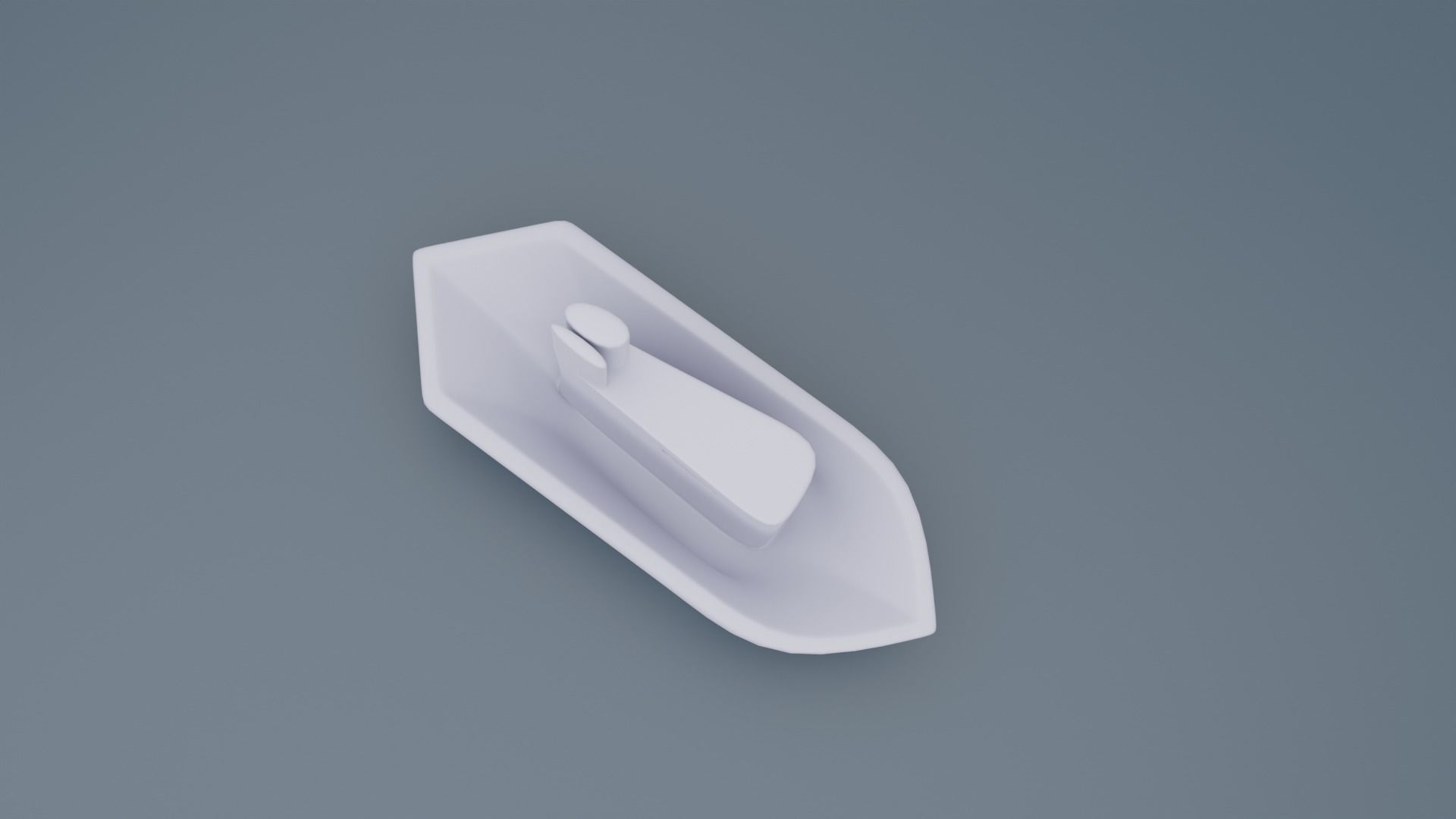 Stylized Boat 3d print free 3D model 3D printable | CGTrader