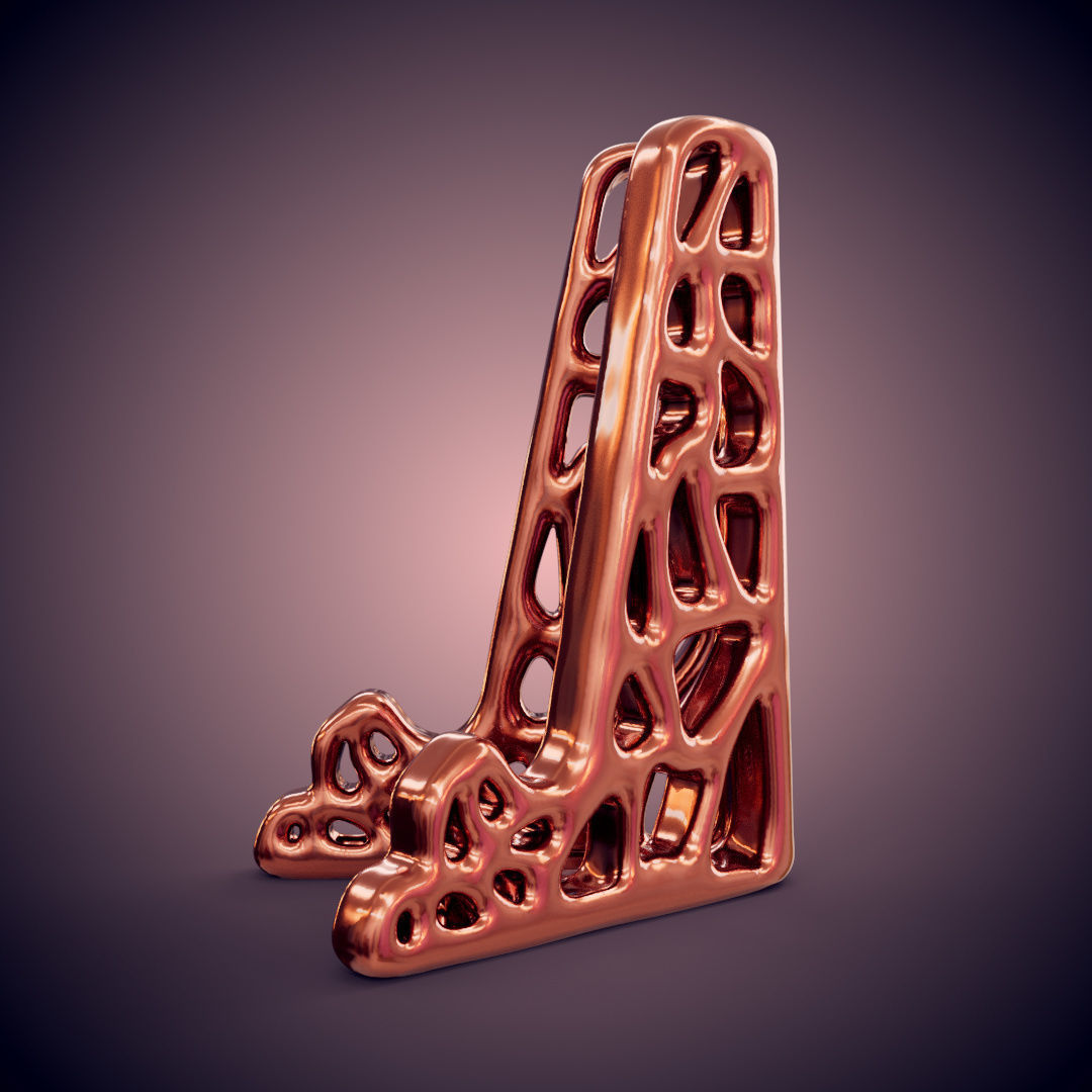 Modern style phone stand 3D model 3D printable | CGTrader