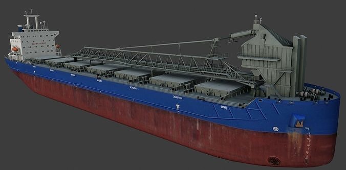 3D model Self-unloading bulk carrier 3D model VR / AR / low-poly | CGTrader
