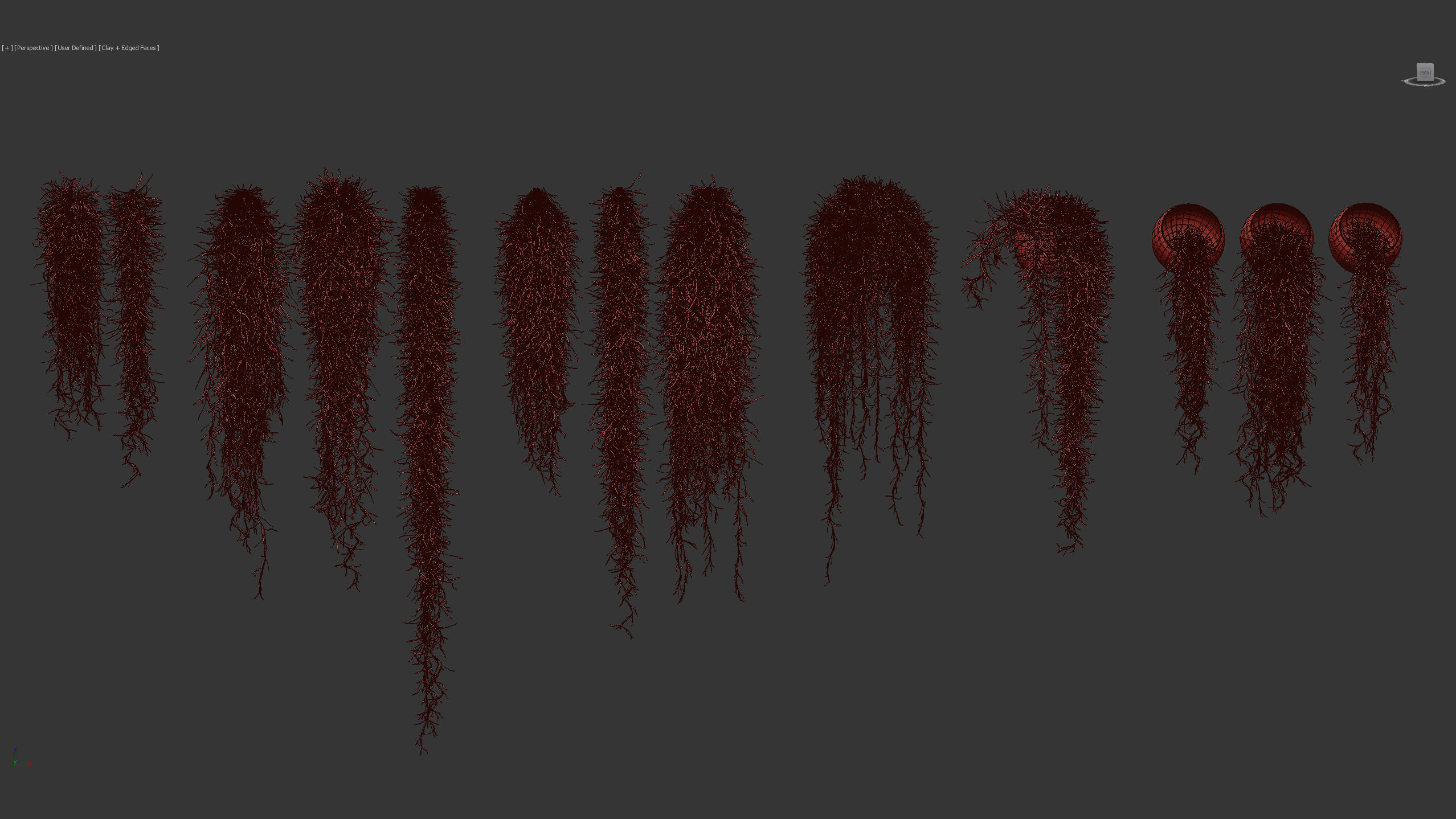 Tillandsia usneoides Spanish moss 01 3D model | CGTrader