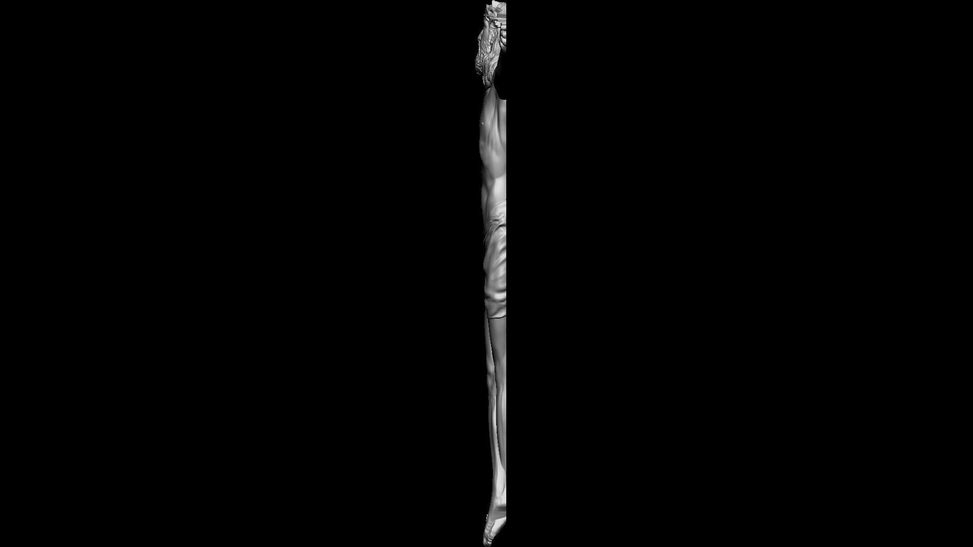 Crucifixion of Jesus Christ Cross Number 3 3D model 3D printable | CGTrader
