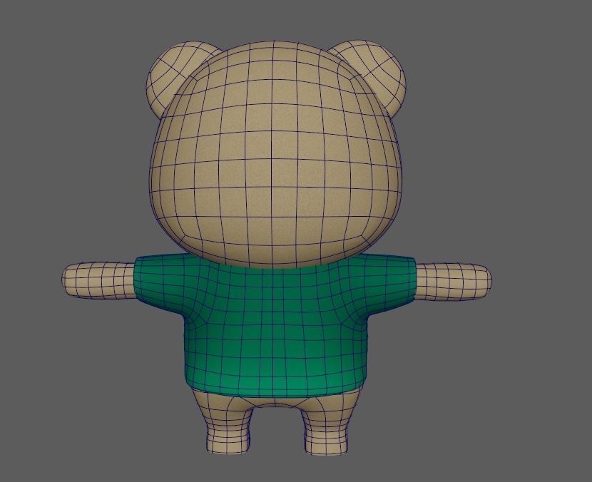 3D model Bear 02 - SD Character Ready Animation-Game VR VR / AR / low-poly | CGTrader