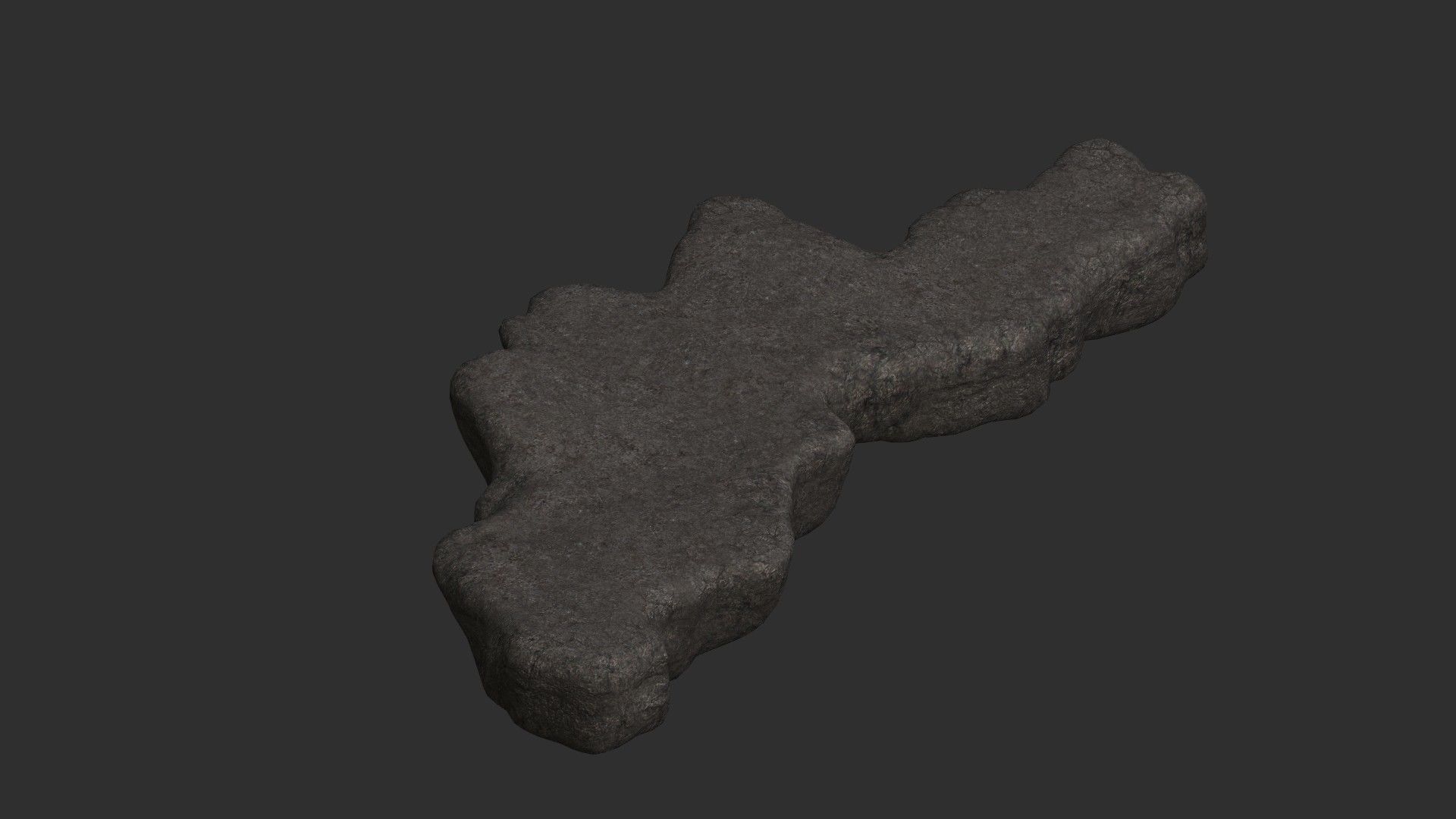 Rock Walkway 4 - Base free VR / AR / low-poly 3D model | CGTrader