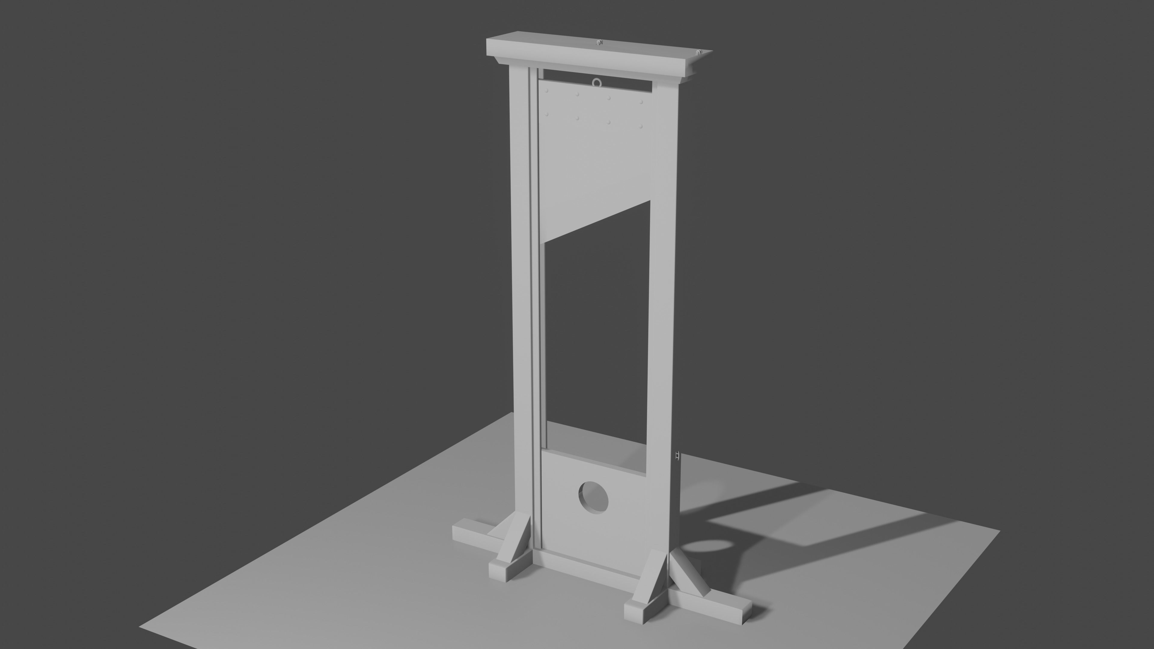 Guillotine Prop 3D model | CGTrader