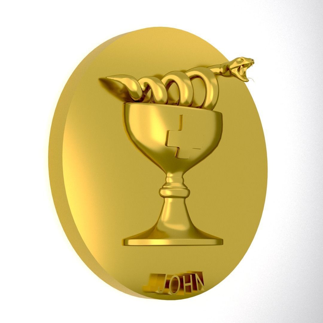 Symbols of the Apostles - JOHN 3D model | CGTrader