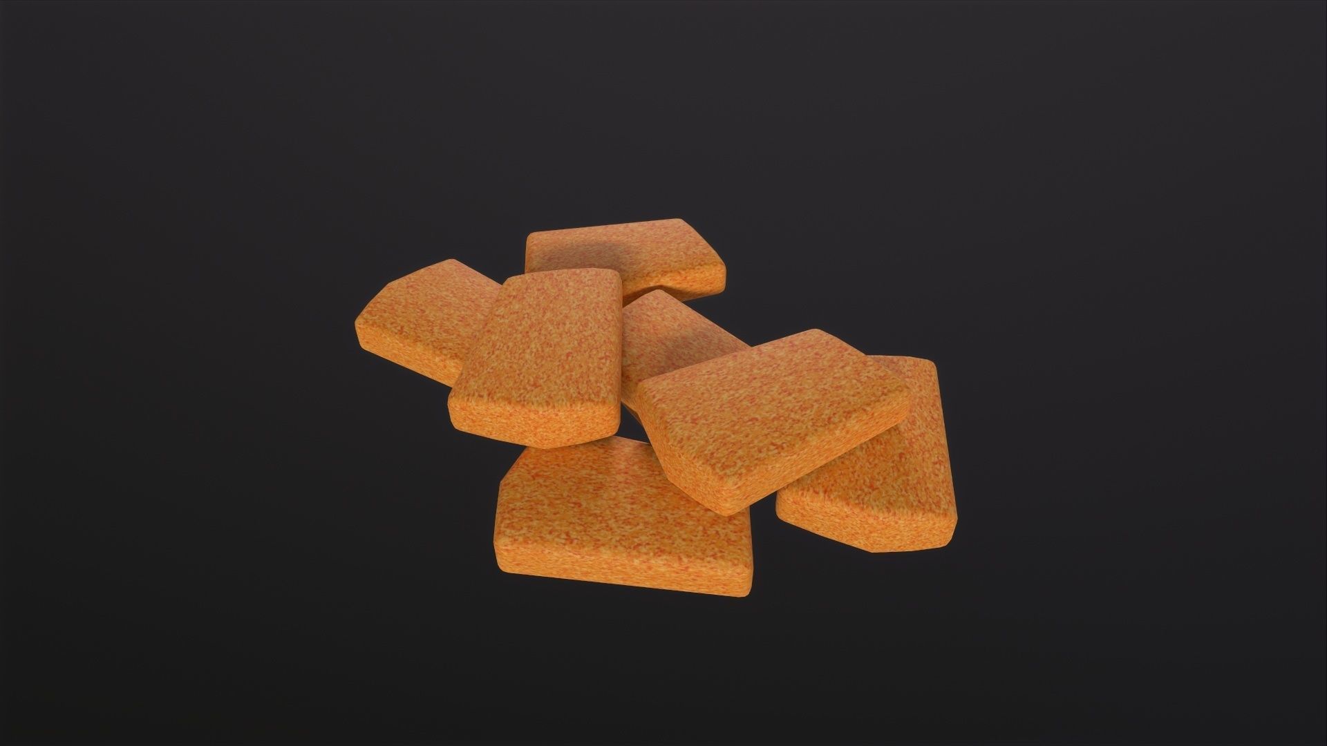 3D model Chicken nuggets 3D Model VR / AR / low-poly | CGTrader