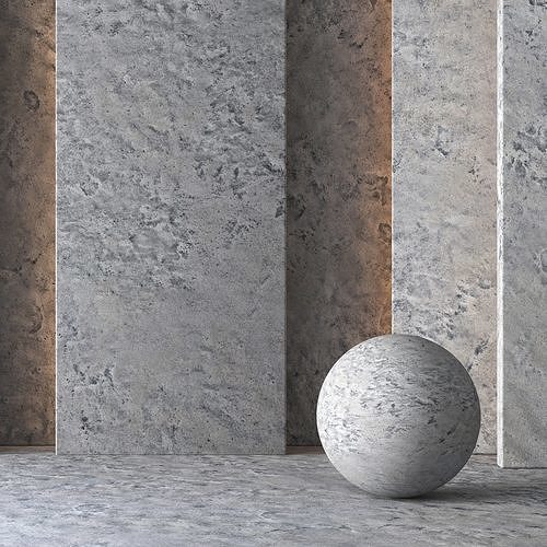 Gray Concrete Material 8K-Seamless-Tileable-No 11 3D model | CGTrader