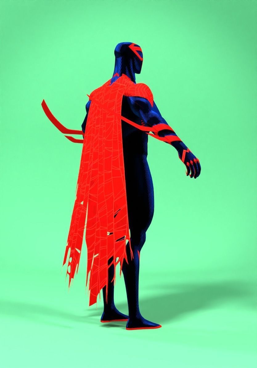 3D model Spider-man 2099 VR / AR / low-poly | CGTrader