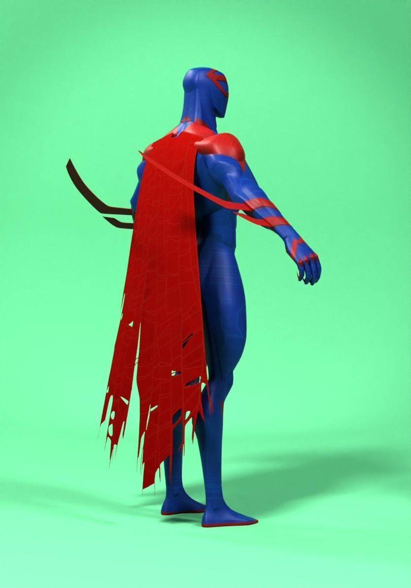 3D model Spider-man 2099 VR / AR / low-poly | CGTrader